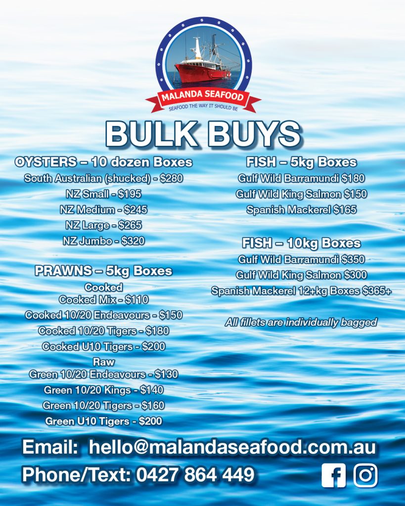 Stocklist – Malanda Seafood